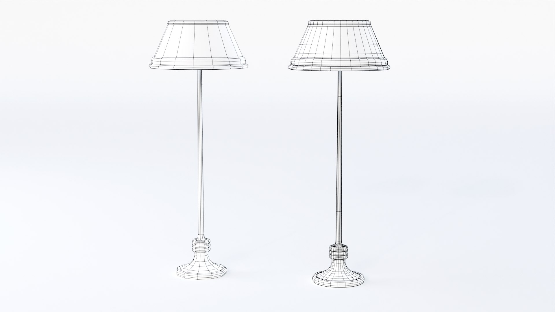 3D Model Stylized Cartoony Lamp Set - TurboSquid 2346189