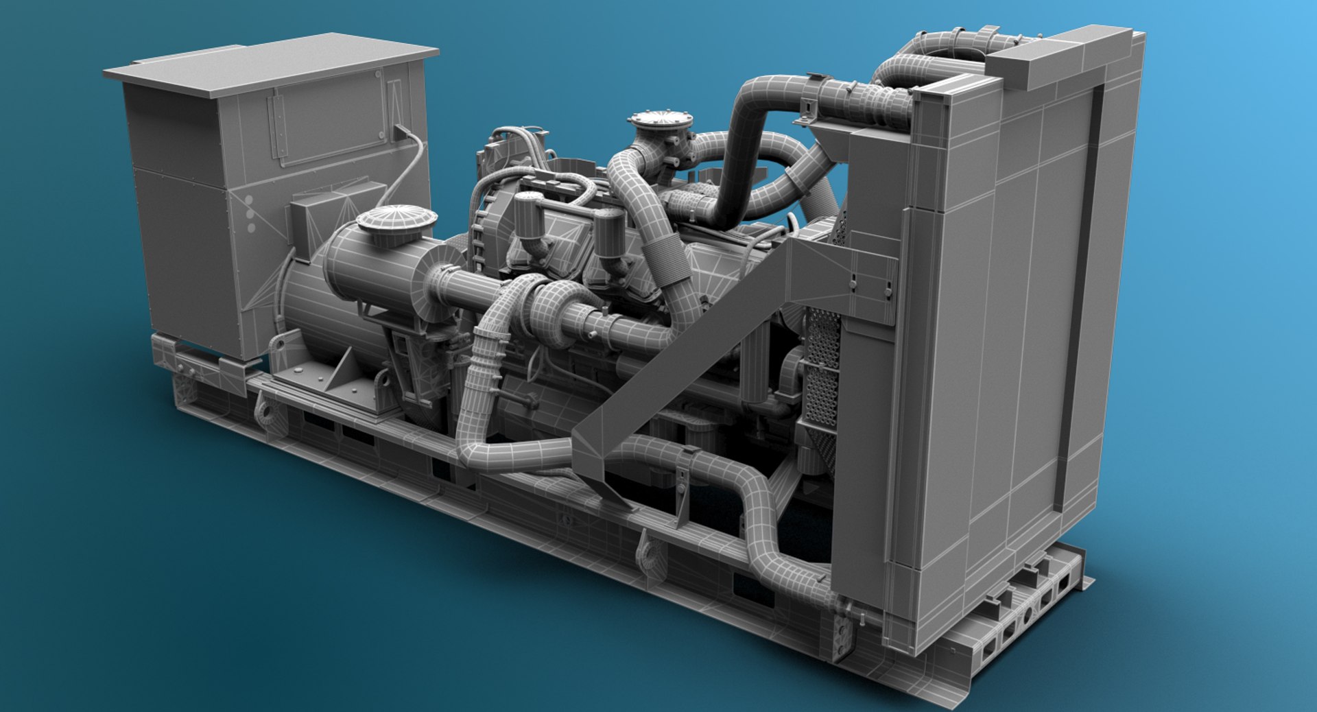 Diesel Generator 3D Model - TurboSquid 1320147