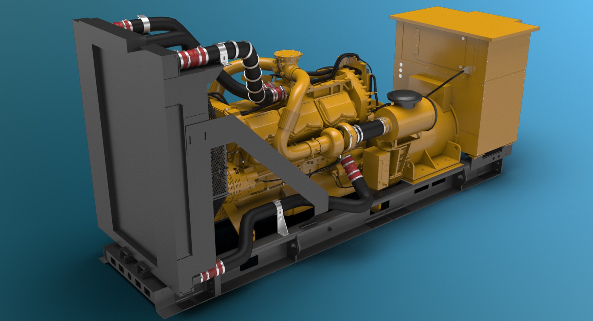 Diesel Generator 3D Model - TurboSquid 1320147