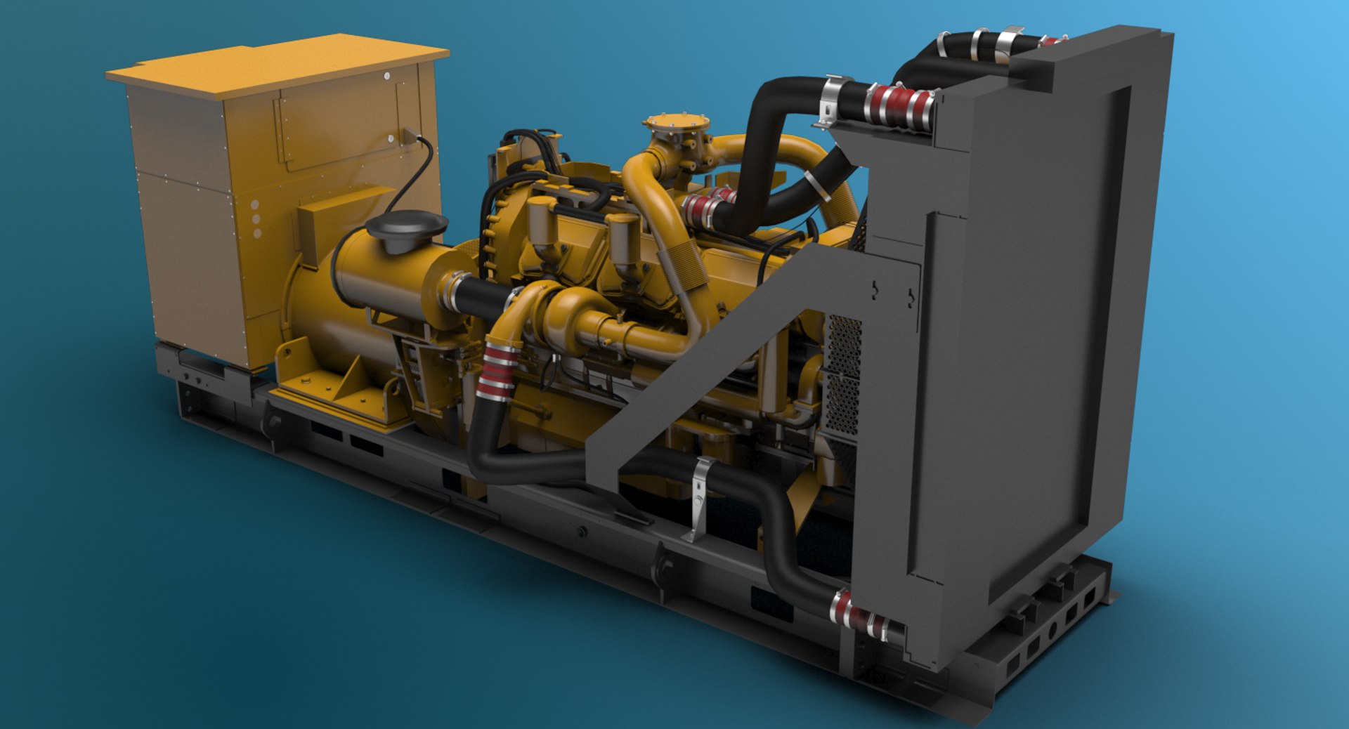 Diesel Generator 3D Model - TurboSquid 1320147