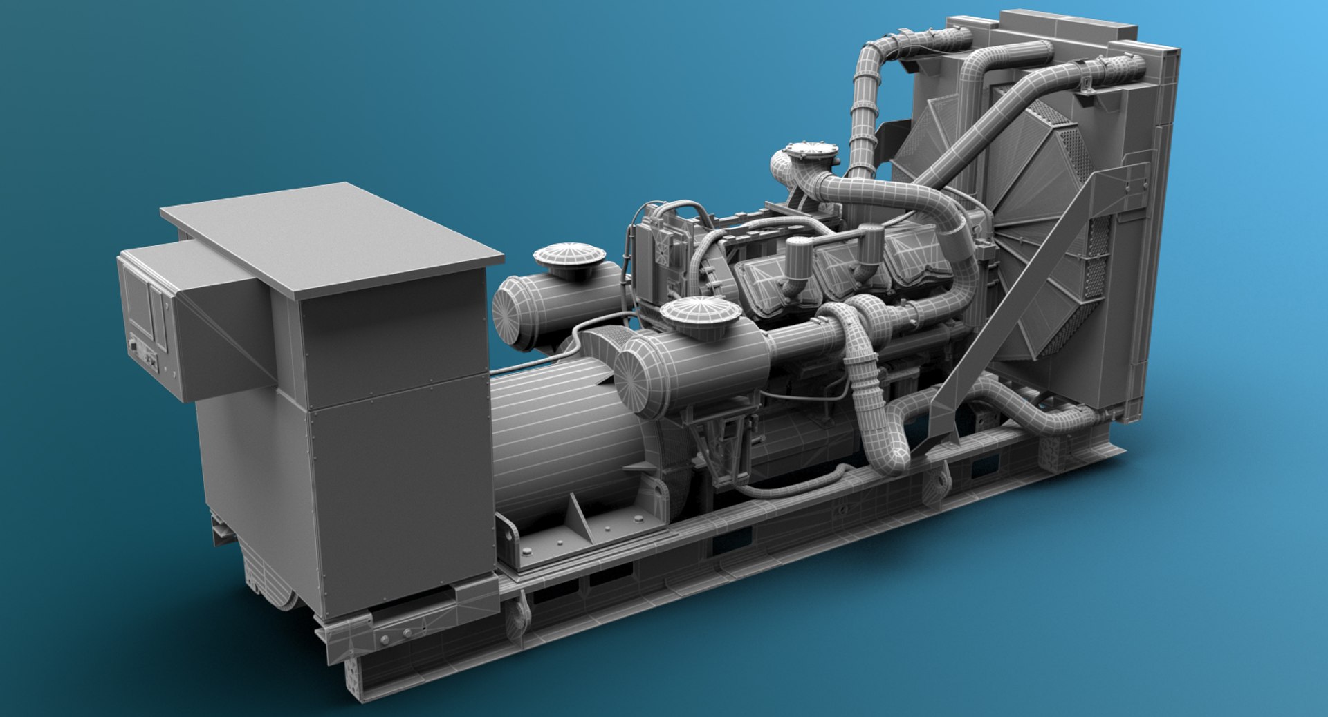 Diesel Generator 3D Model - TurboSquid 1320147