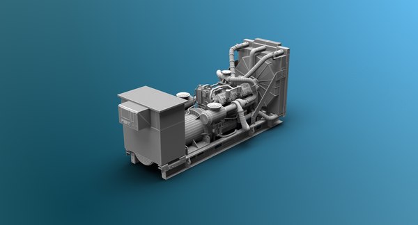 Diesel generator 3D model - TurboSquid 1320147