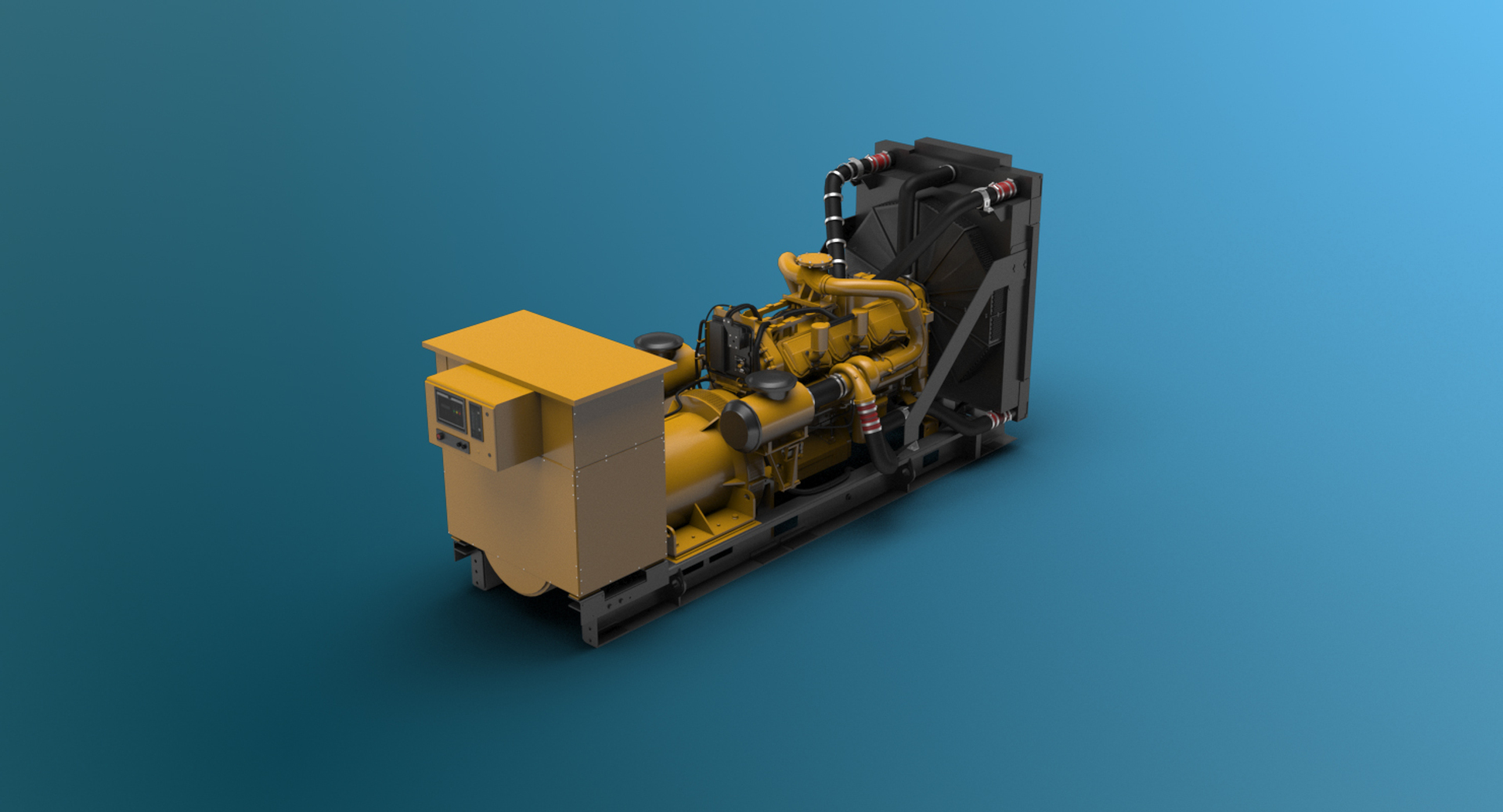 Diesel Generator 3D Model - TurboSquid 1320147