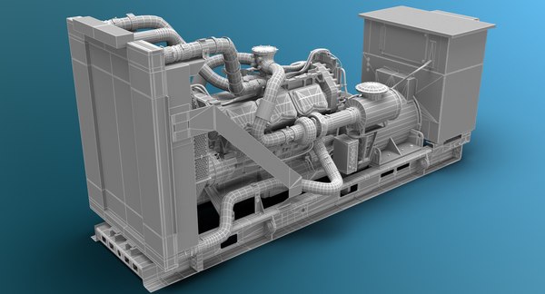 Diesel generator 3D model - TurboSquid 1320147