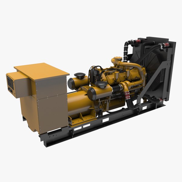 Diesel generator 3D model - TurboSquid 1320147