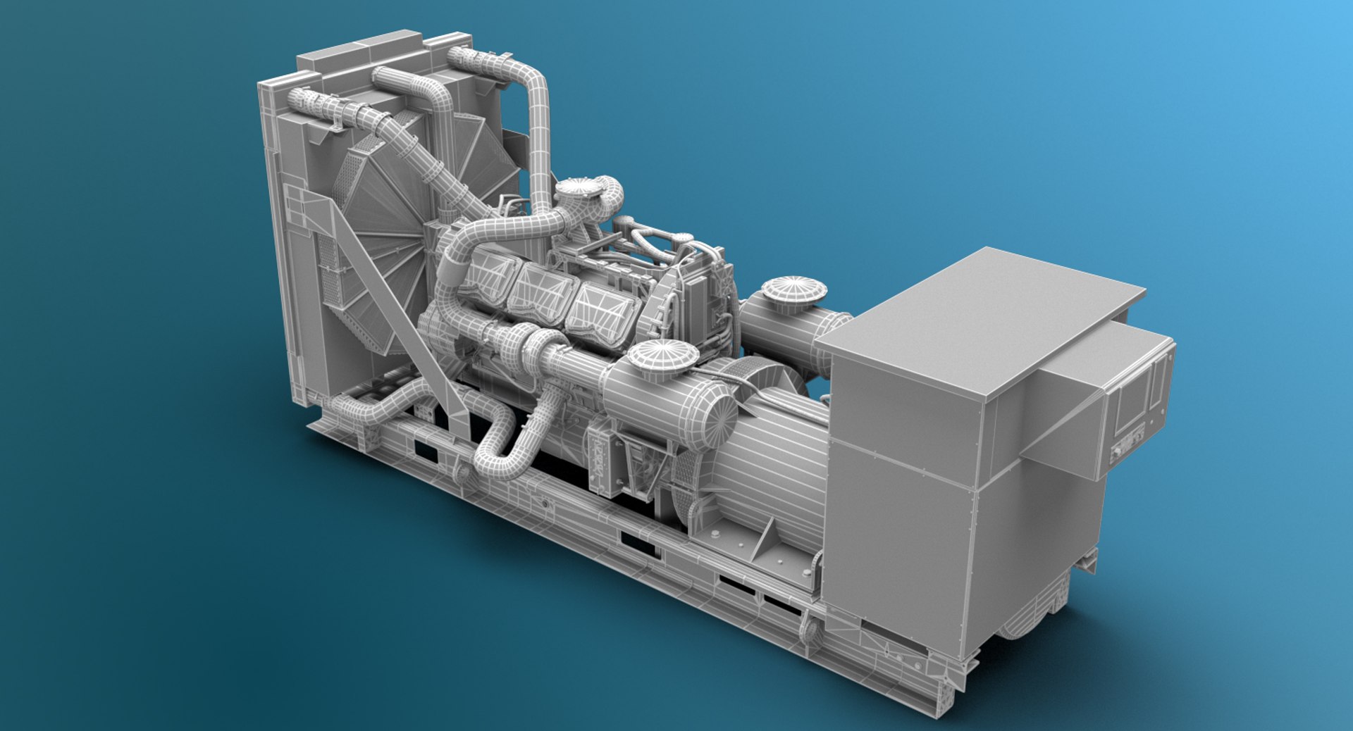 Diesel Generator 3D Model - TurboSquid 1320147