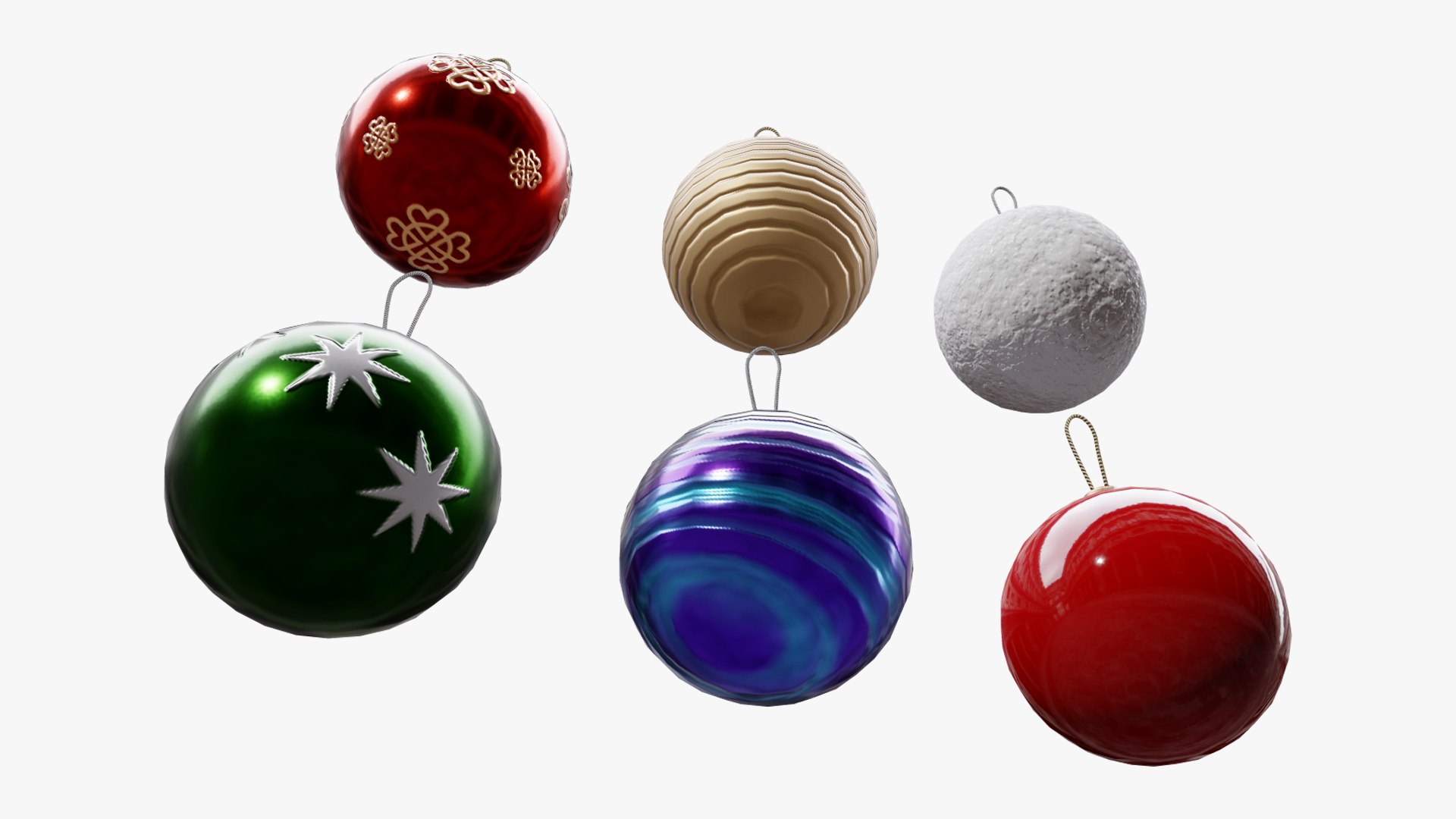3D Chritmas Balls Model - TurboSquid 1987159