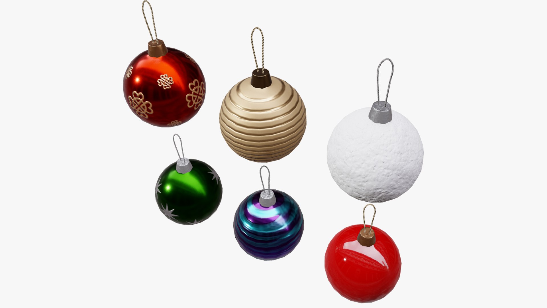 3D Chritmas Balls Model - TurboSquid 1987159