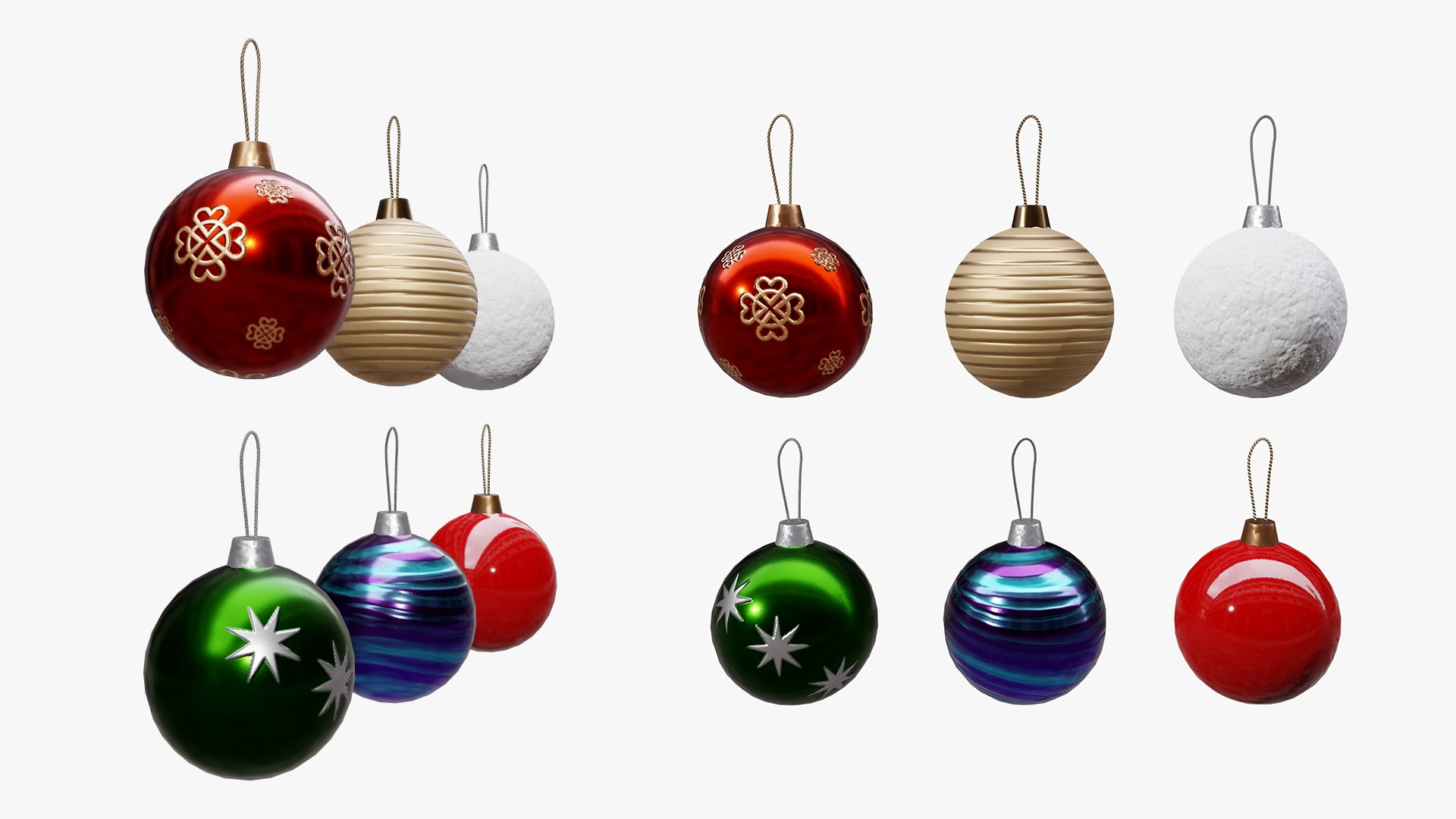 3D Chritmas Balls Model - TurboSquid 1987159