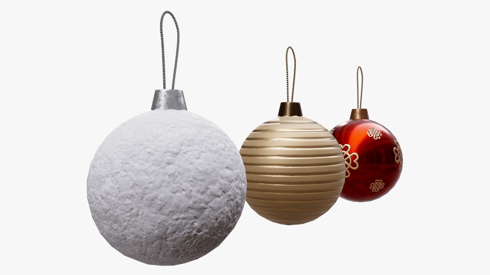 3D Chritmas Balls Model - TurboSquid 1987159