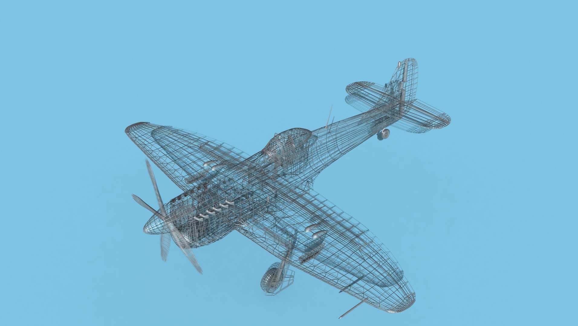 3D Model Hawker Hawker Tempest MK1 V05 - TurboSquid 1920061