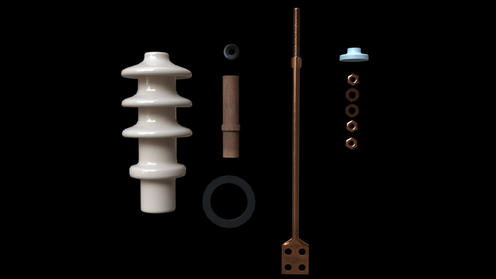 3D Transformer Bushing Model - TurboSquid 1274812