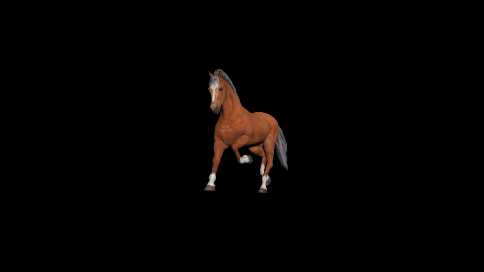 Animated Horse 3D - TurboSquid 1761083