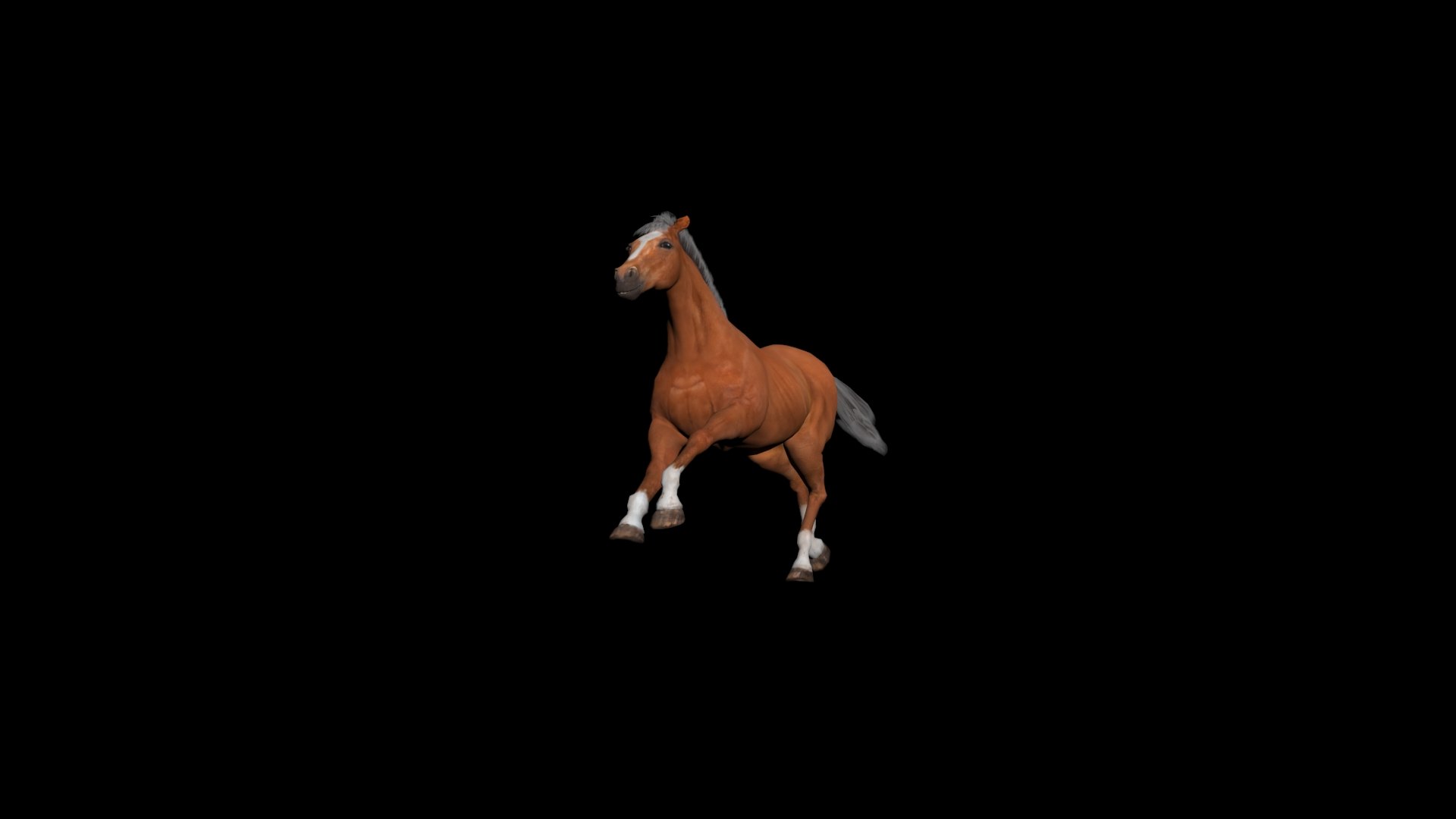 Animated Horse 3D - TurboSquid 1761083