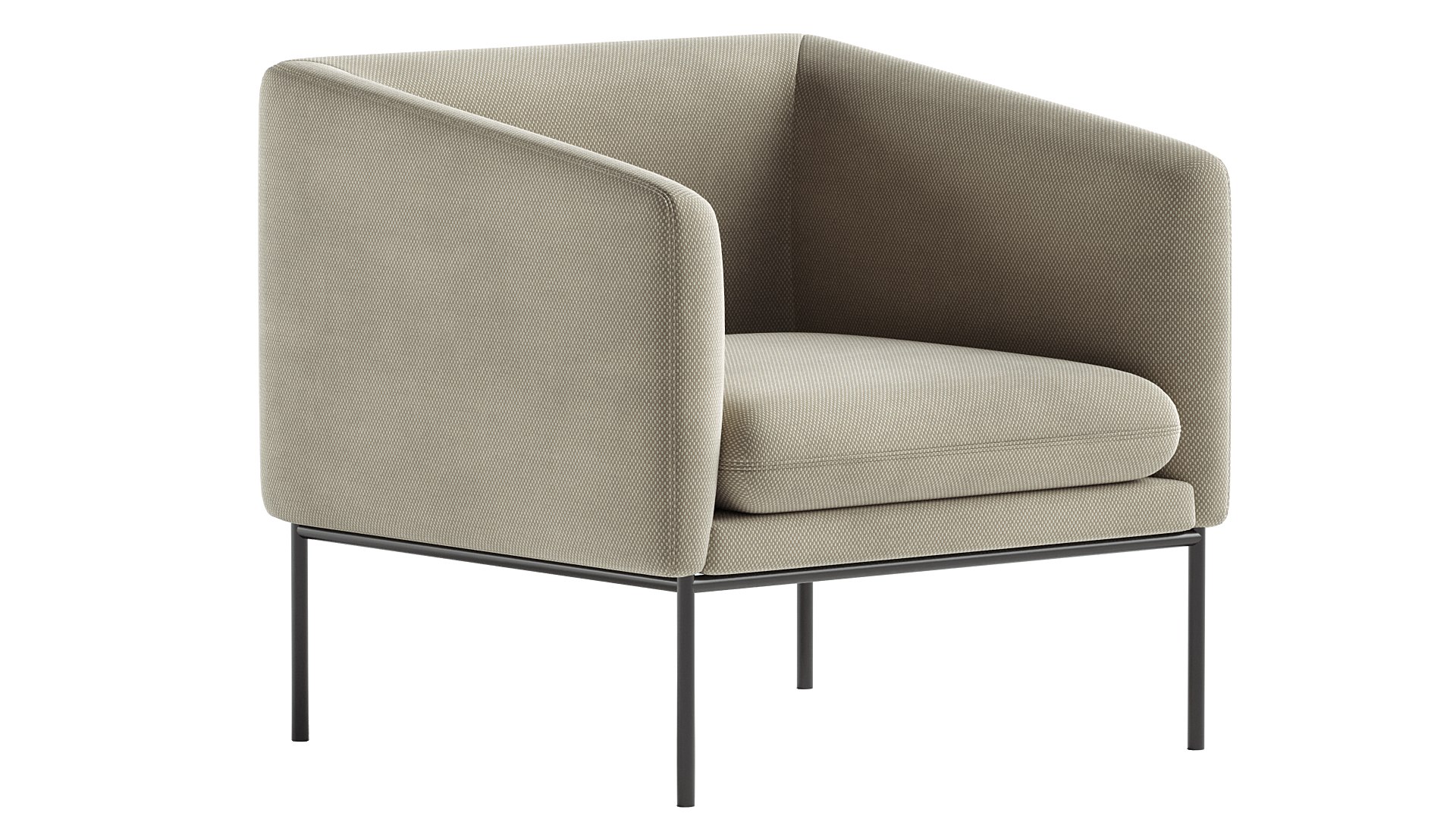 3D Turn Lounge Chair - TurboSquid 2415164