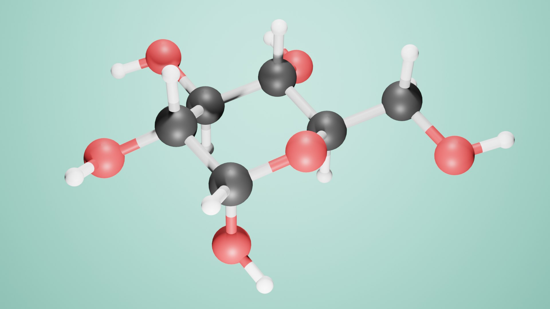 Glucose Molecular Model 3D - TurboSquid 2025883