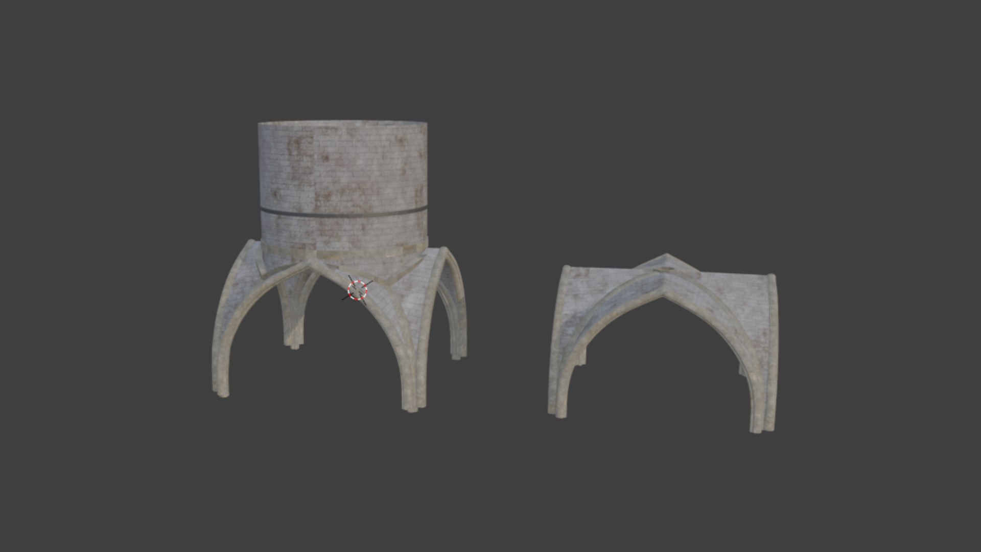 3D Gothic Vaulted Ceilings Light Aperture Set Model - TurboSquid 2520132