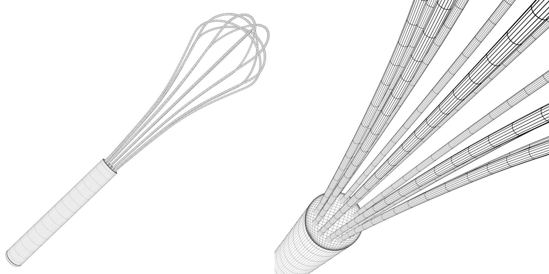 3D Kitchen Whisk Model - TurboSquid 1391788