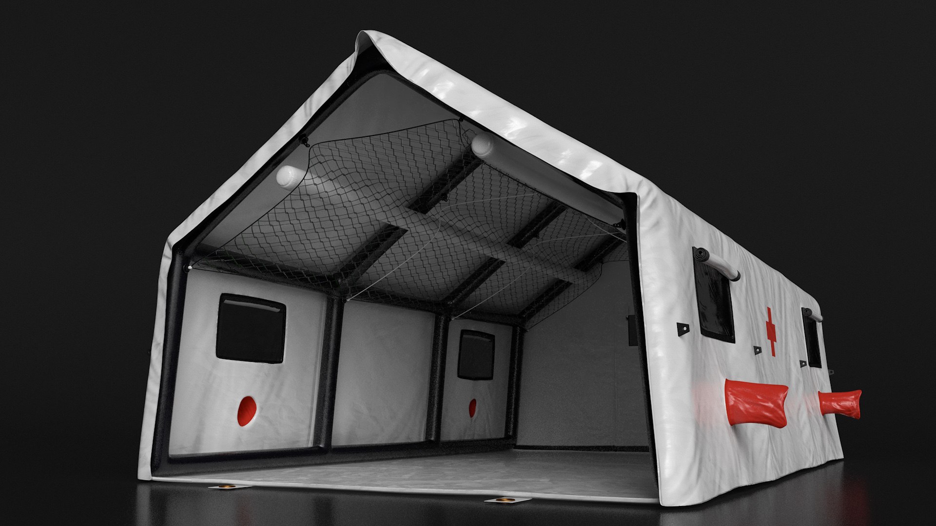 3D Model Outdoor Medical Tent - TurboSquid 2274181