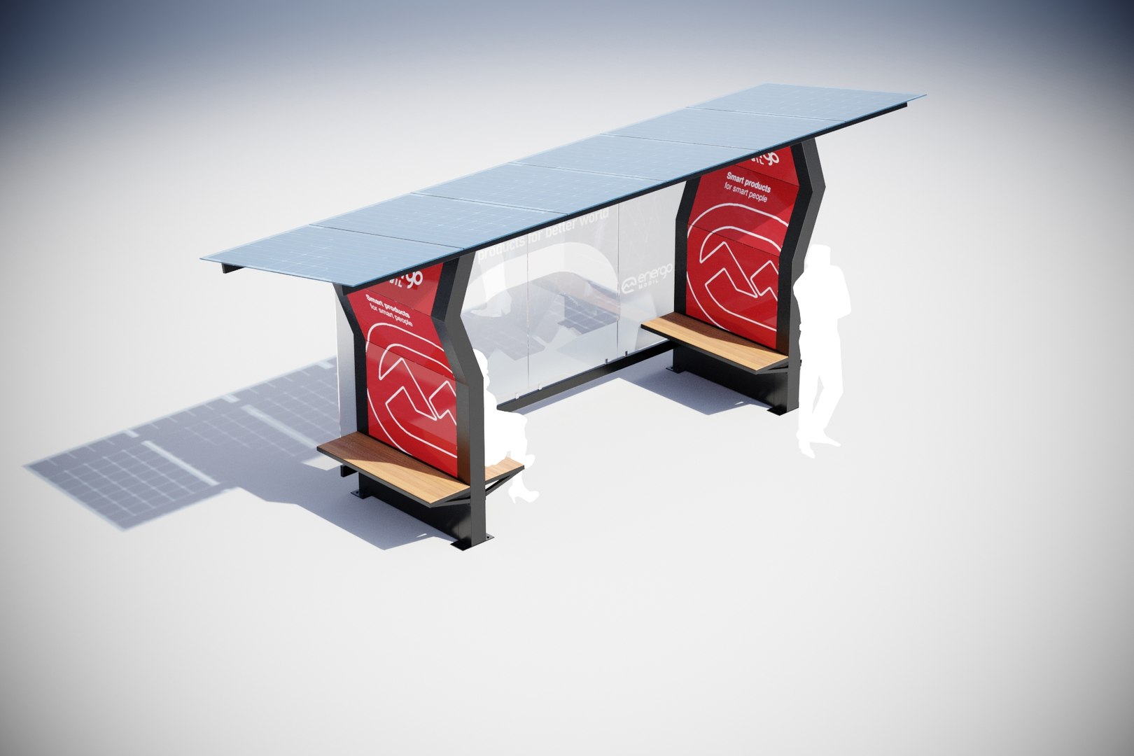 3D Bus Stop Model - TurboSquid 1698582