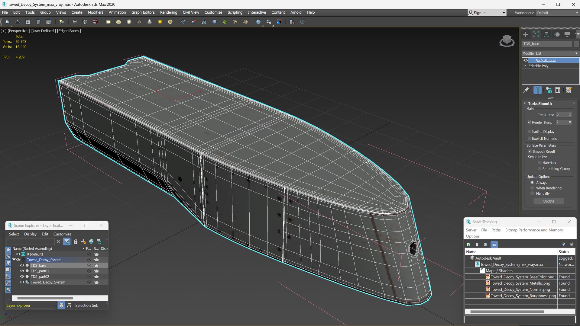 Towed Decoy System 3D Model - TurboSquid 2300617