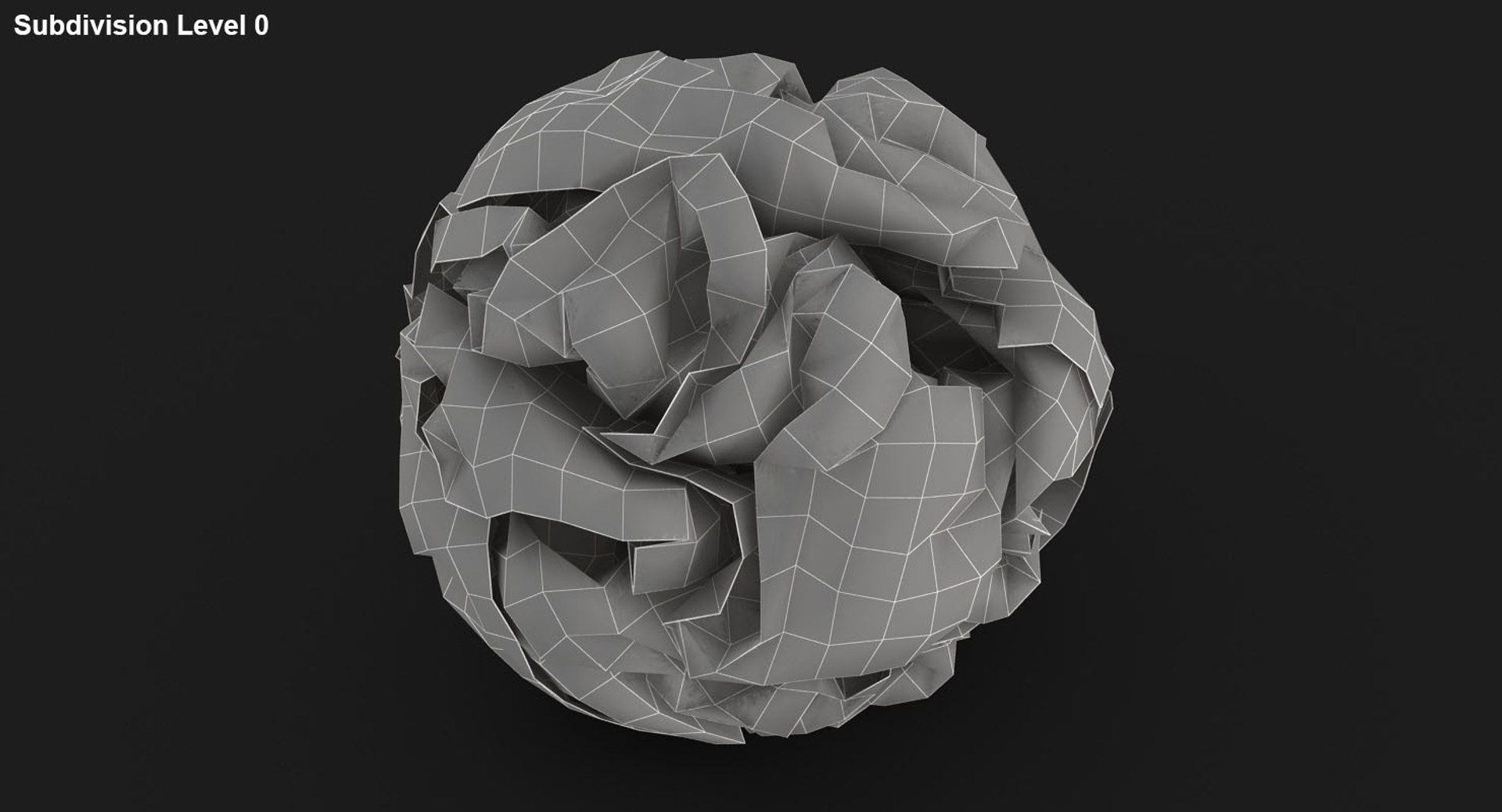 Crumpled graph paper white 3D - TurboSquid 1317492