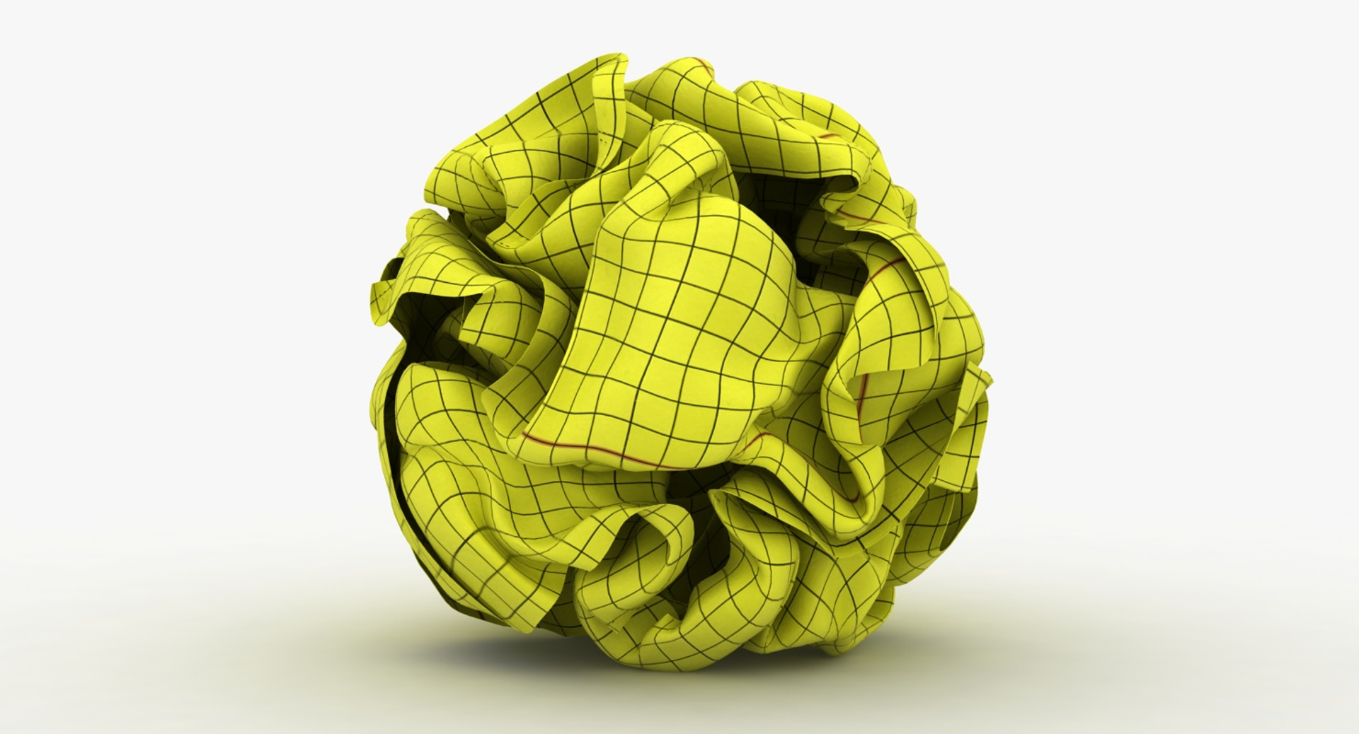 Crumpled graph paper white 3D - TurboSquid 1317492