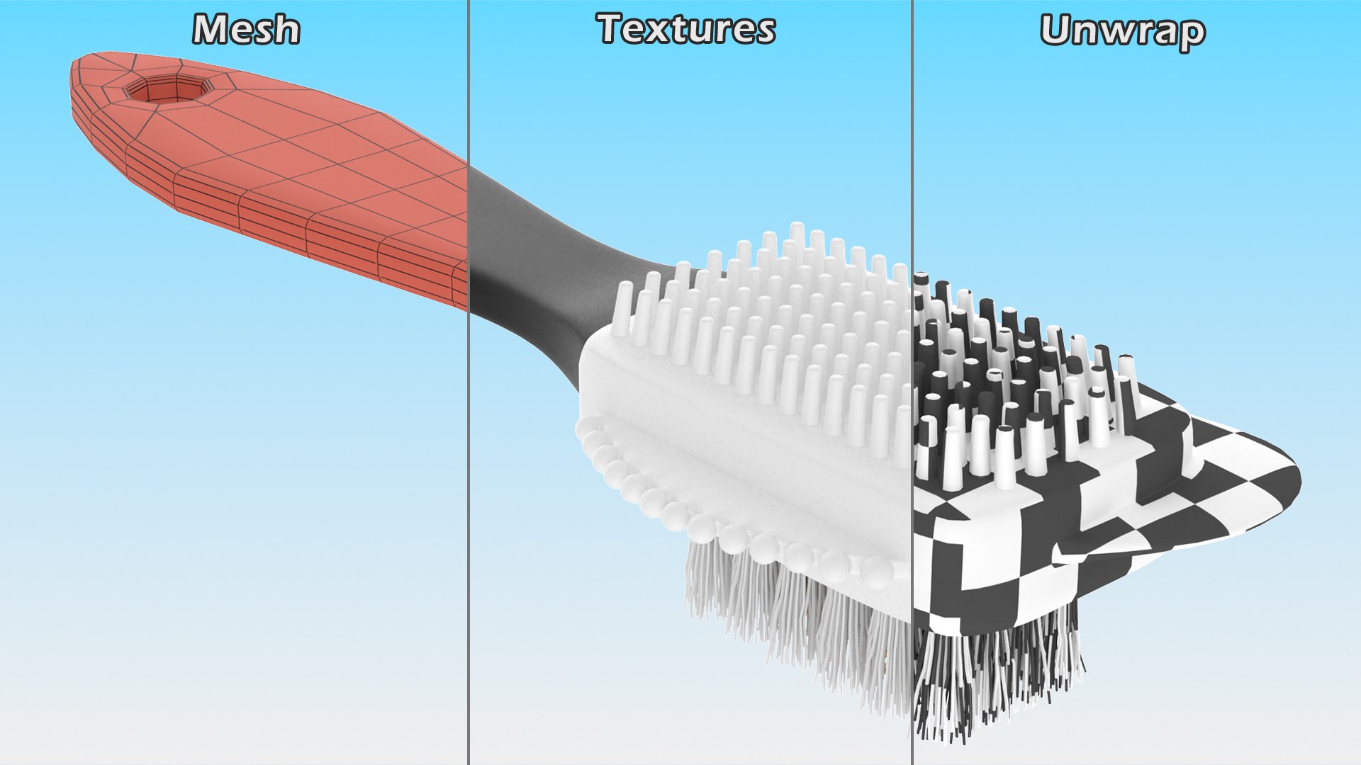 3D Cleaning Brushes Shoe - TurboSquid 1712087