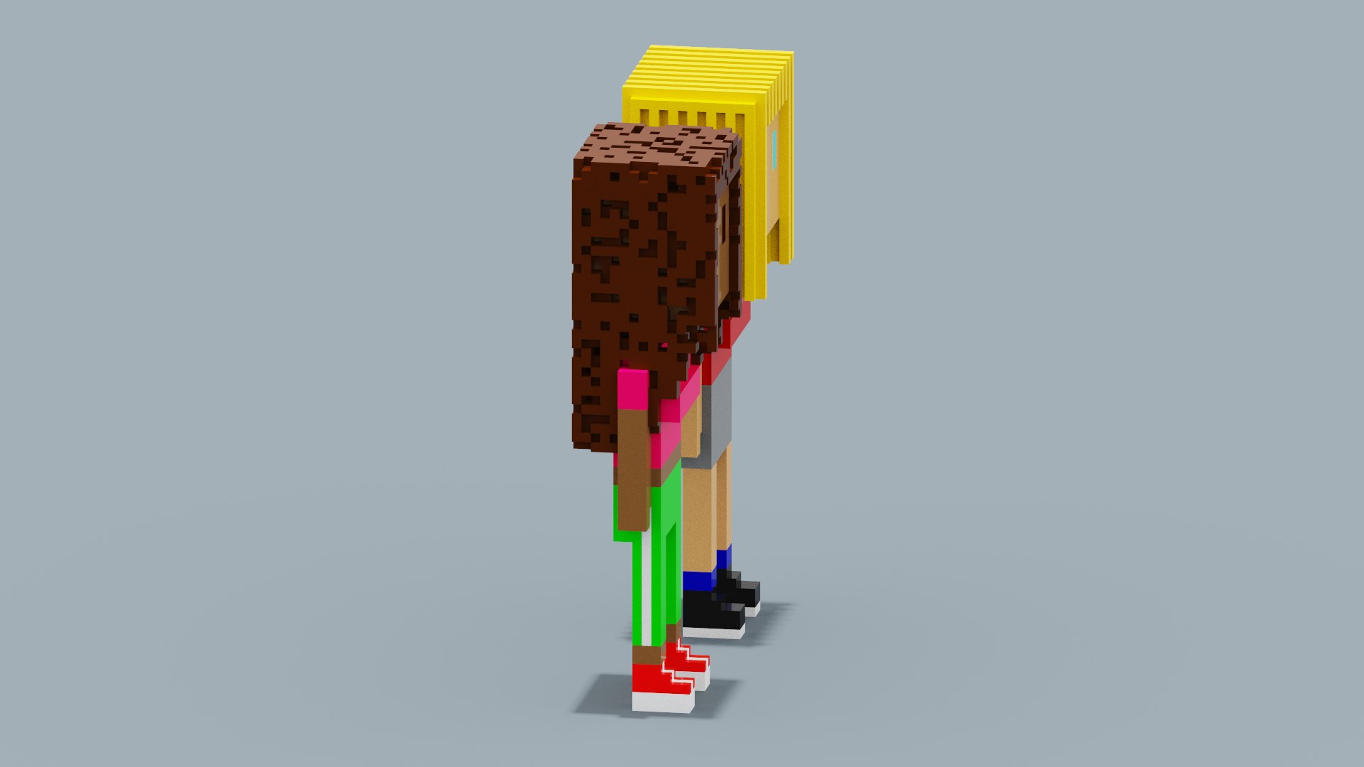 NFT Voxel Girls 3D Model - TurboSquid 2122884