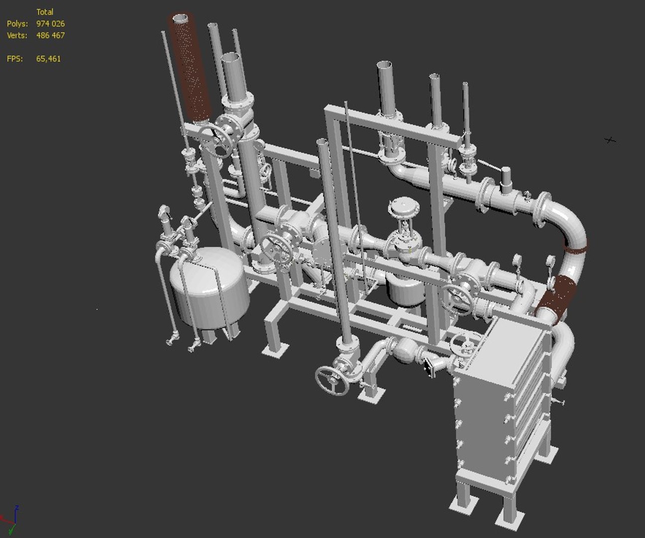 3D Industrial Boiler - TurboSquid 1639859