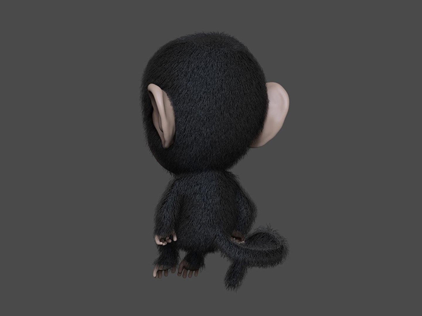 3D Sad Monkey - TurboSquid 1205107