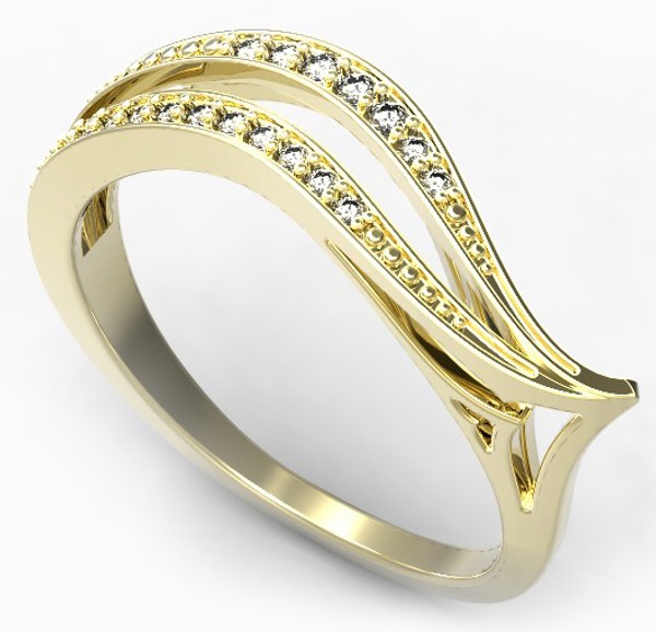 gold ring 3d model