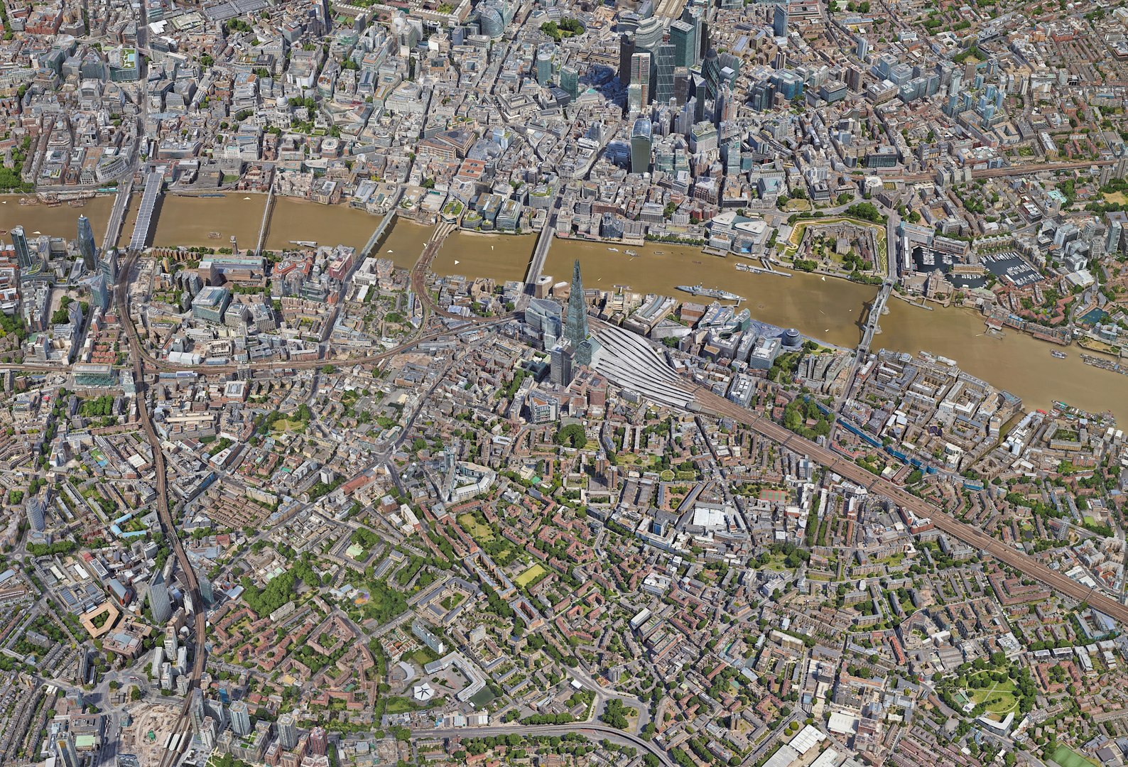 London Downtown 3D Model - TurboSquid 2129051