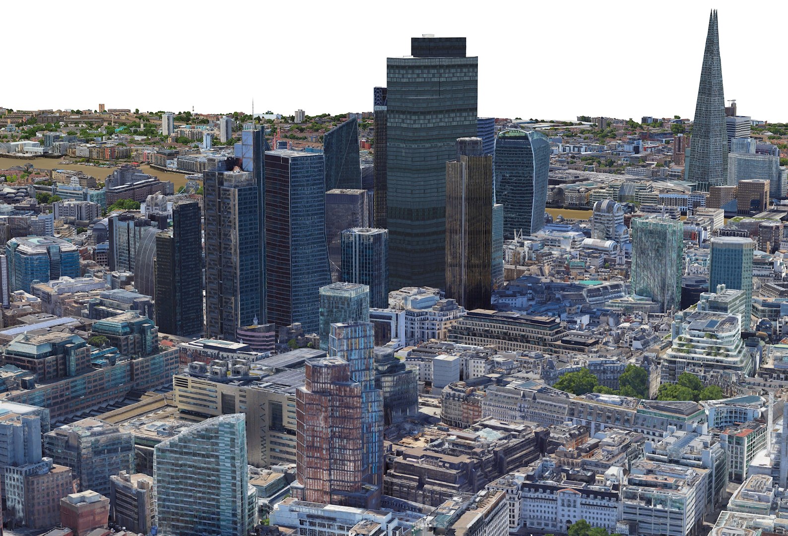 London Downtown 3D Model - TurboSquid 2129051