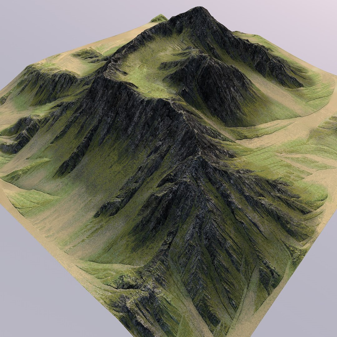 Terrain 3d Obj