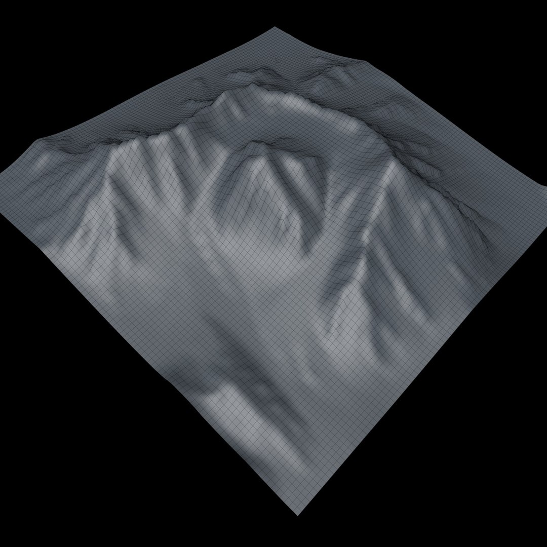 Terrain 3d Obj