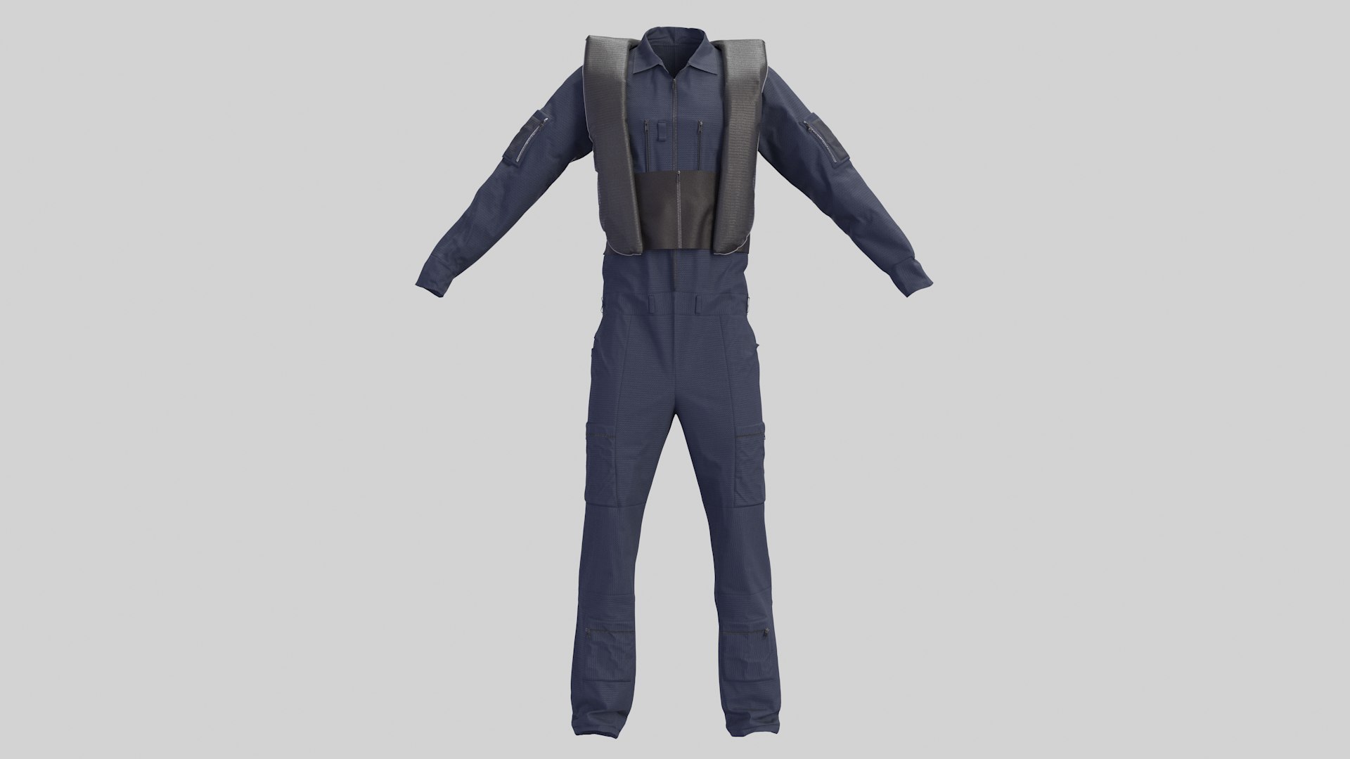 Helicopter Flight Suit 2 3D Model - TurboSquid 2021683