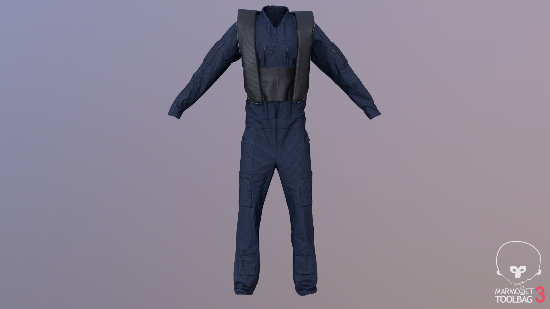 Helicopter Flight Suit 2 3D Model - TurboSquid 2021683