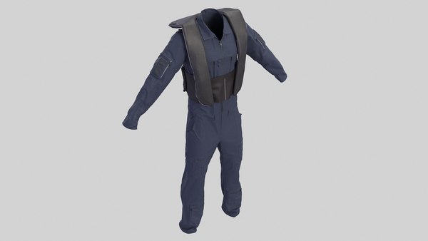 Helicopter Flight Suit 2 3D model - TurboSquid 2021683