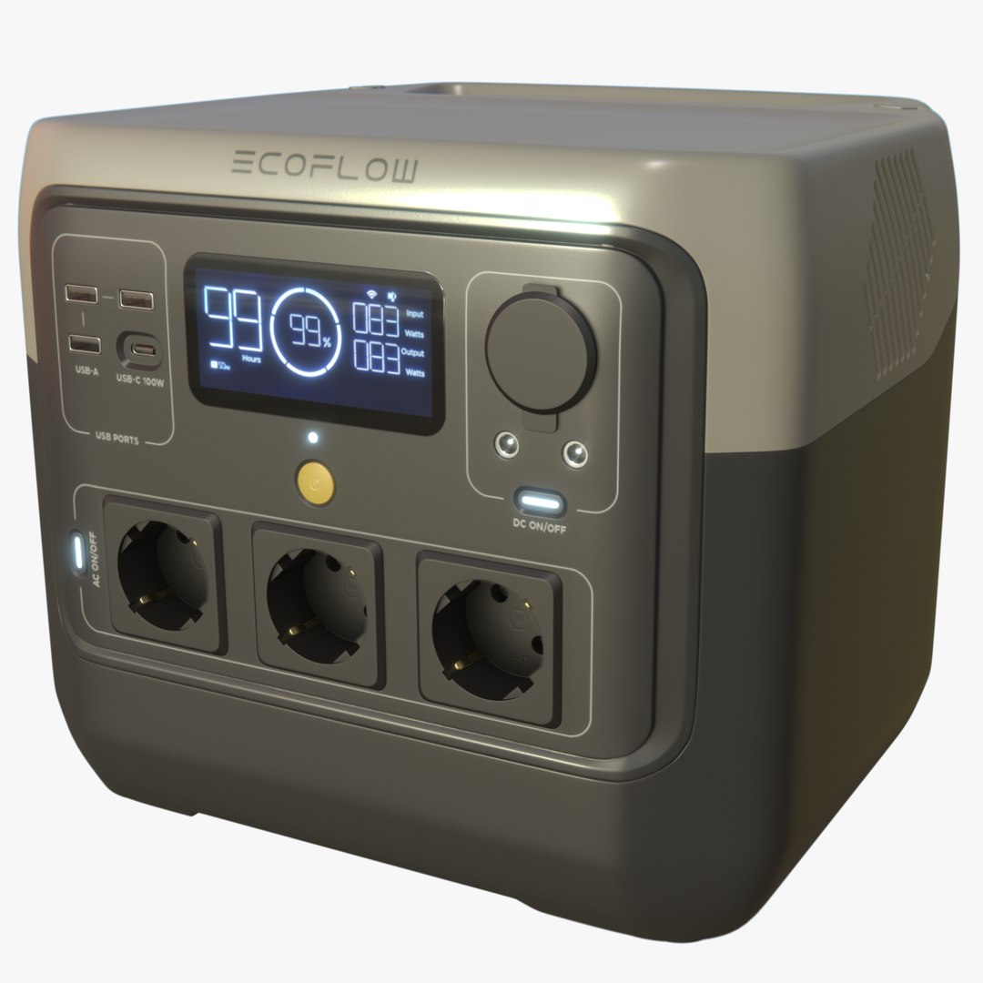 Ecoflow River 2 Pro 3D - TurboSquid 2050133