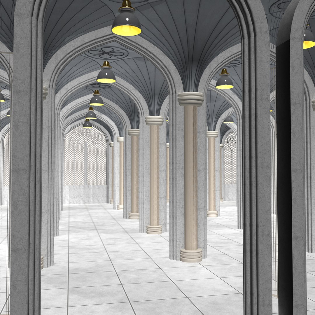 3D Gothic Archway Model - TurboSquid 1287423