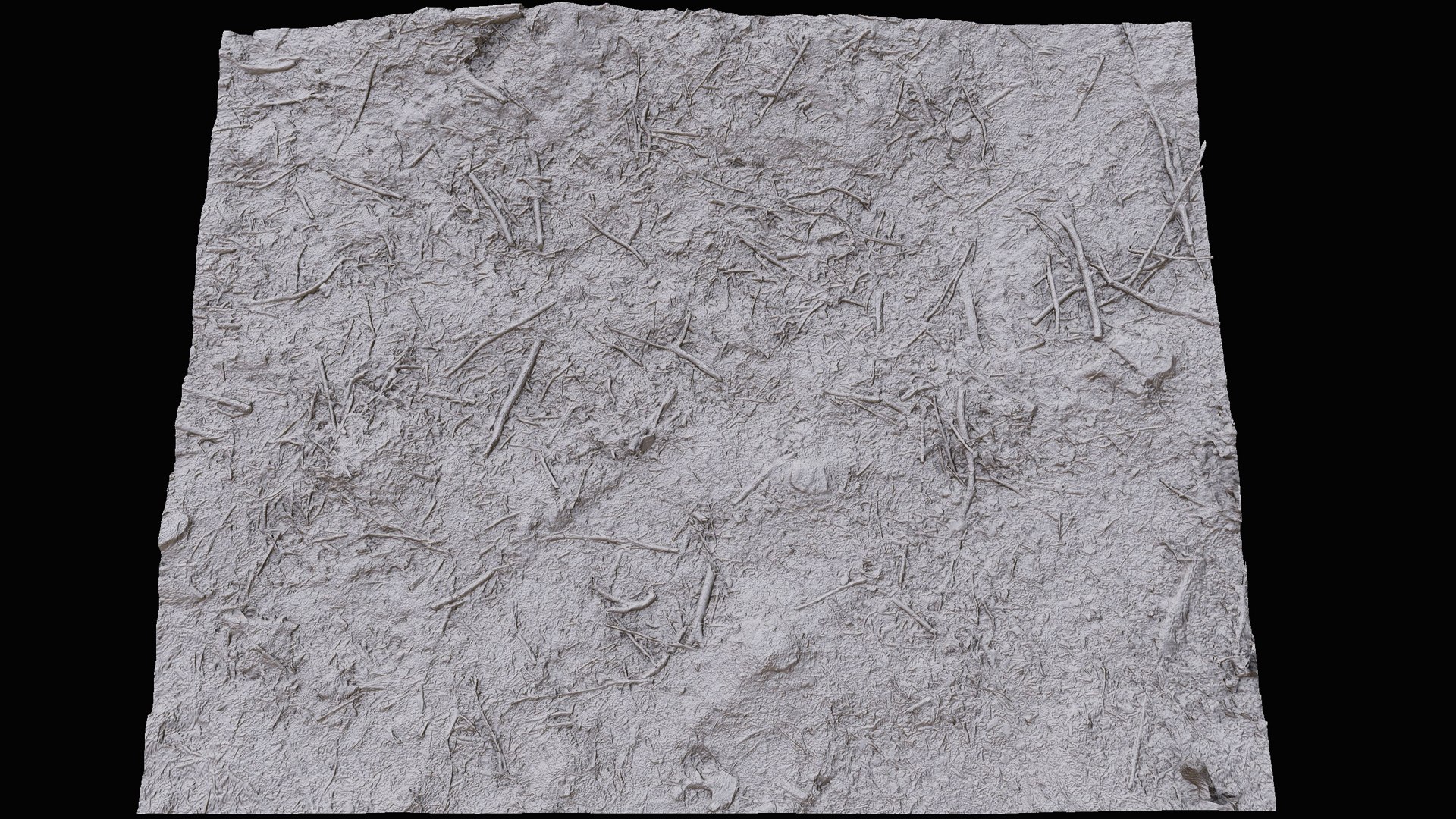 Forest Ground Cutted Tree Branches Area Part7 Photogrammetry Model ...