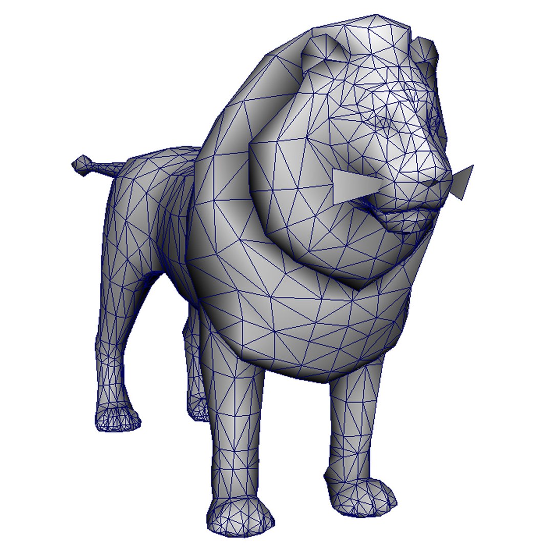 3D Model Lion - TurboSquid 1274343