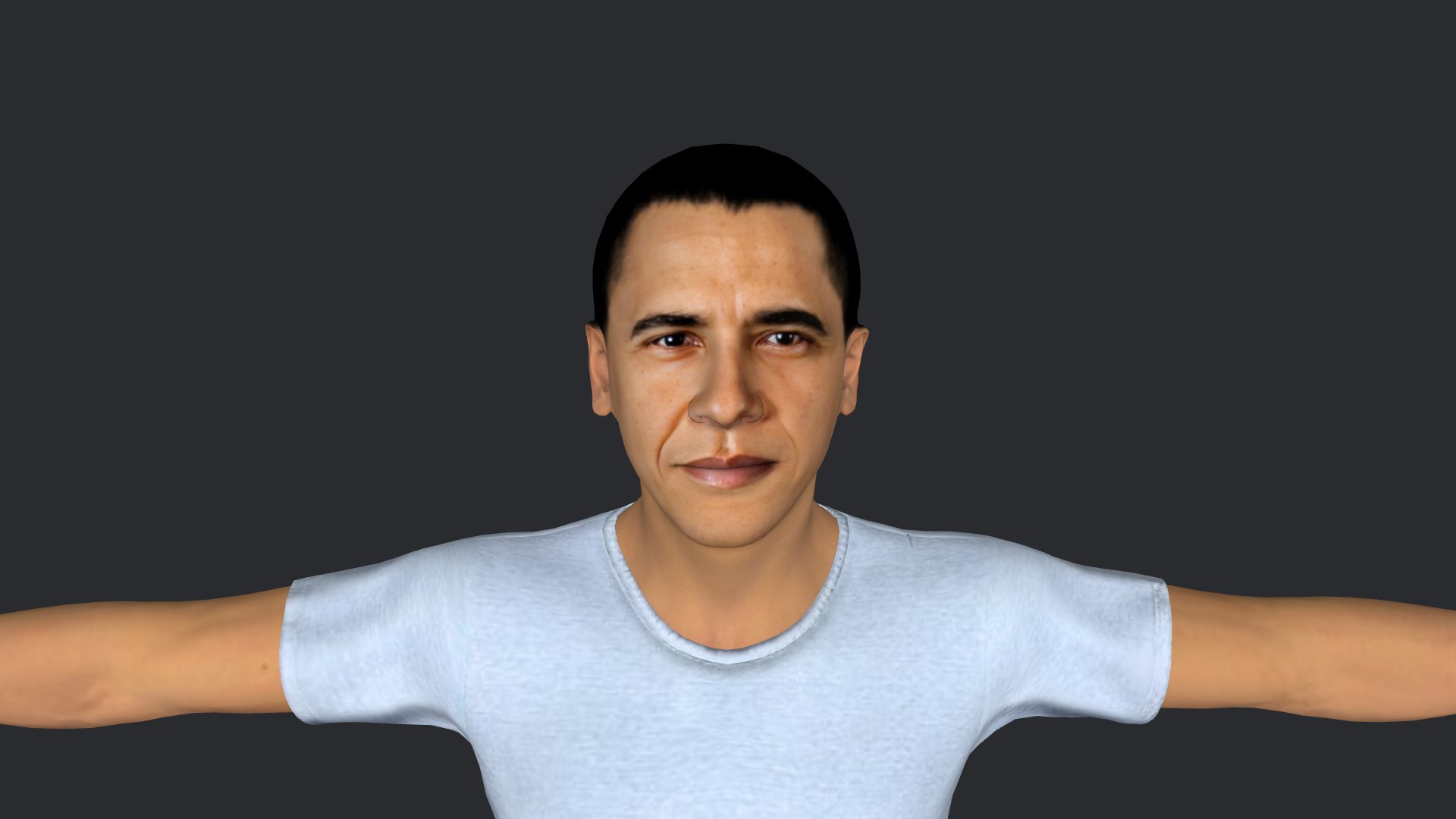 Barack Obama Hyper Realistic Full Body Fully Rigged 3D Character 3D - TurboSquid 2126737