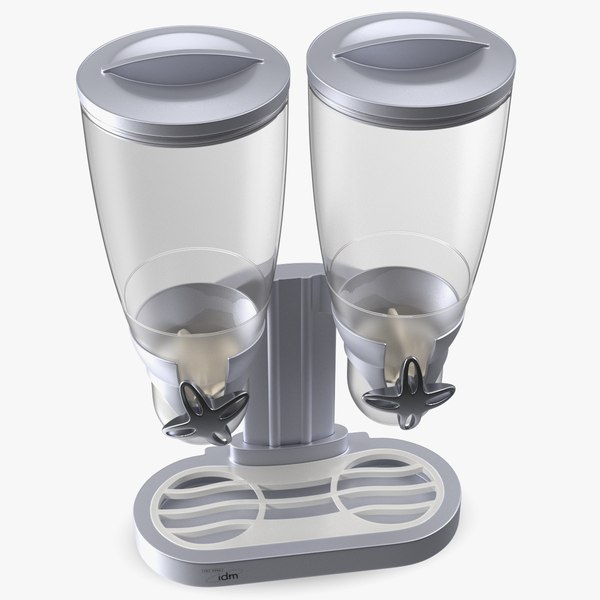 modelo 3d Dual IDM Dry Food Dispensers Empty - TurboSquid 2065281
