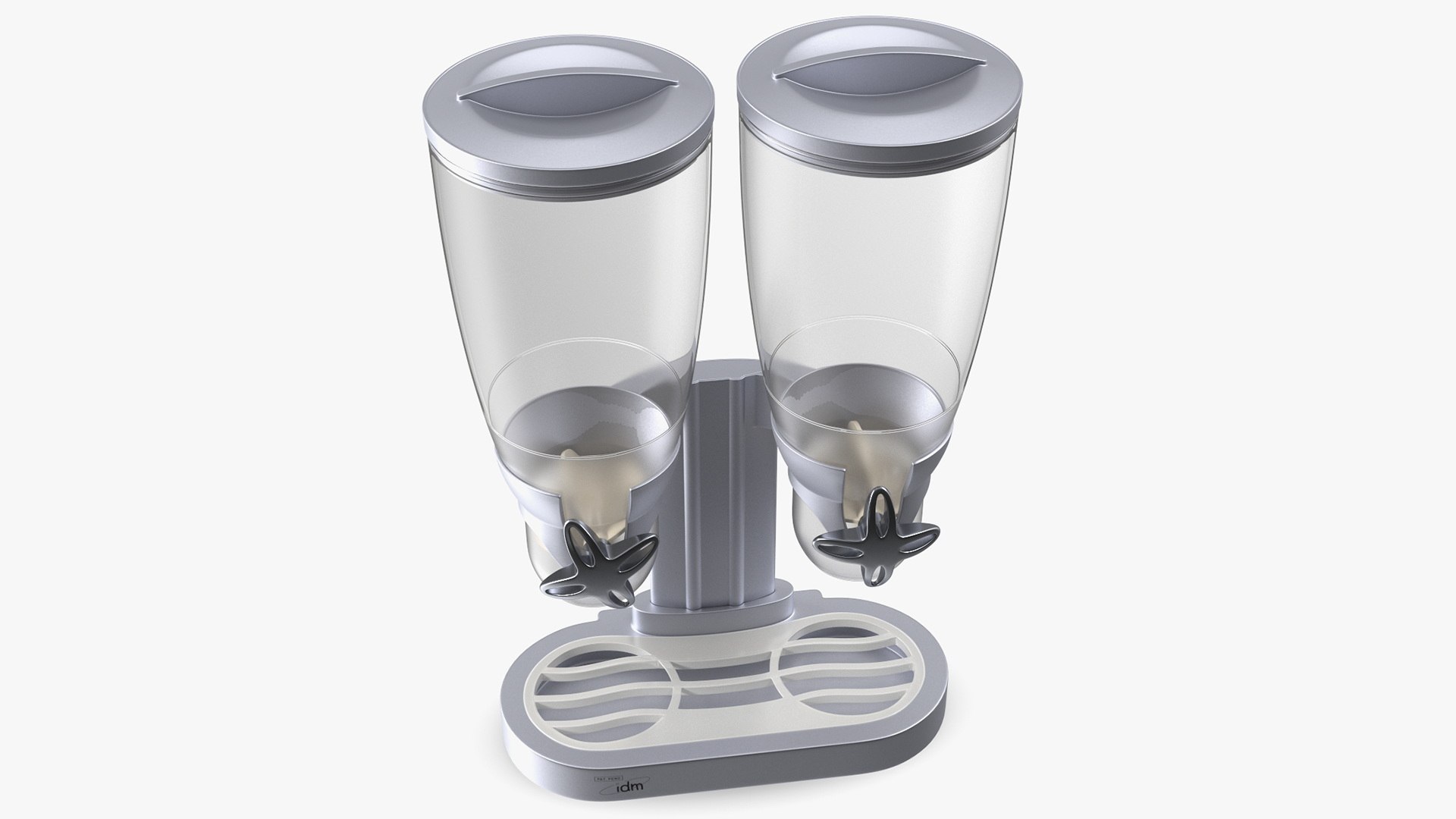 Dual IDM Dry Food Dispensers Empty 3D - TurboSquid 2065281