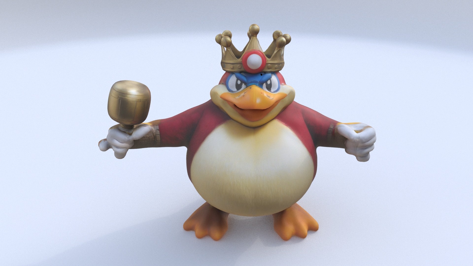 3D King Dedede - TurboSquid 2338946