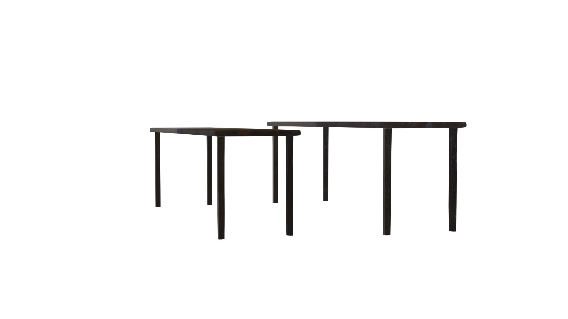 Two Wooden Table 3D Model 3D Model - TurboSquid 2301571