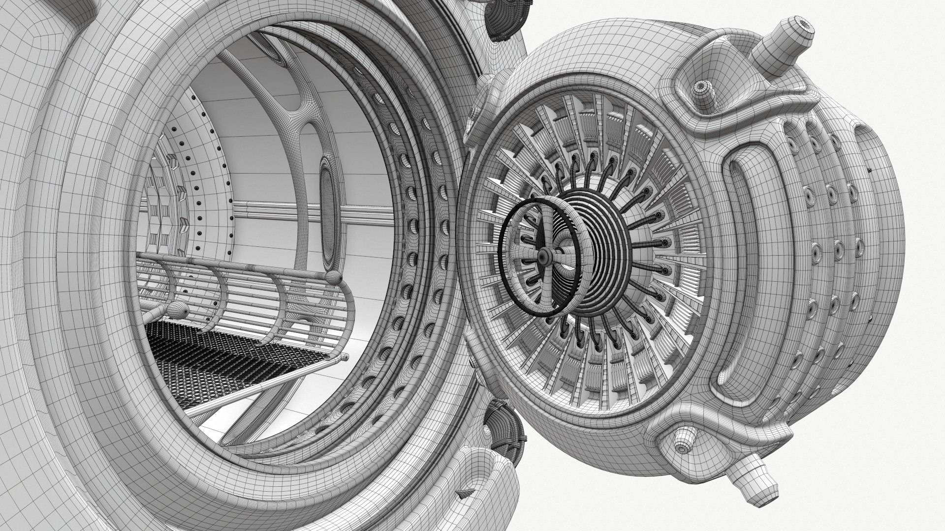 3D Space Tunnel With Vortex Effect - TurboSquid 1731157