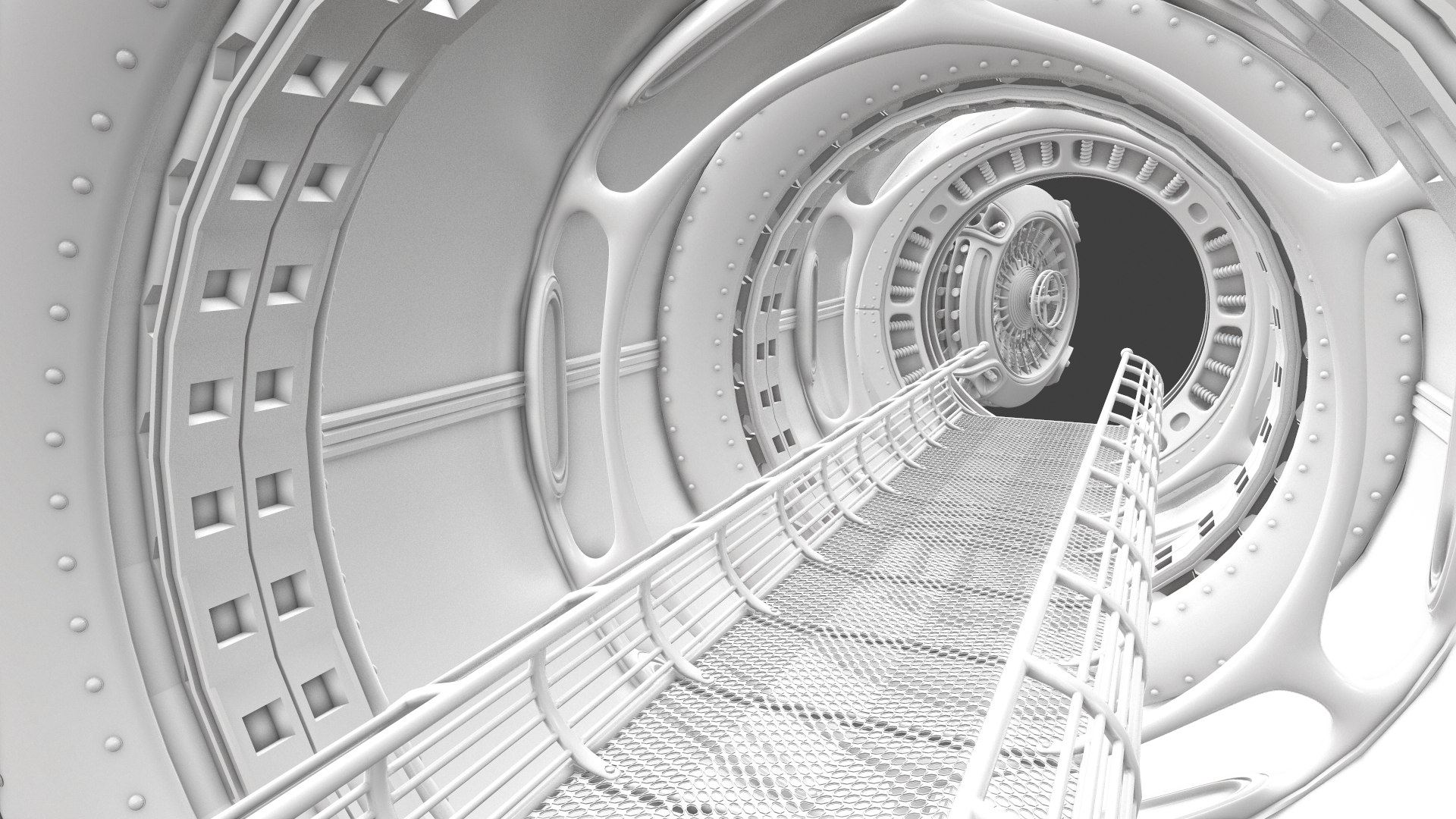 3D Space Tunnel With Vortex Effect - TurboSquid 1731157